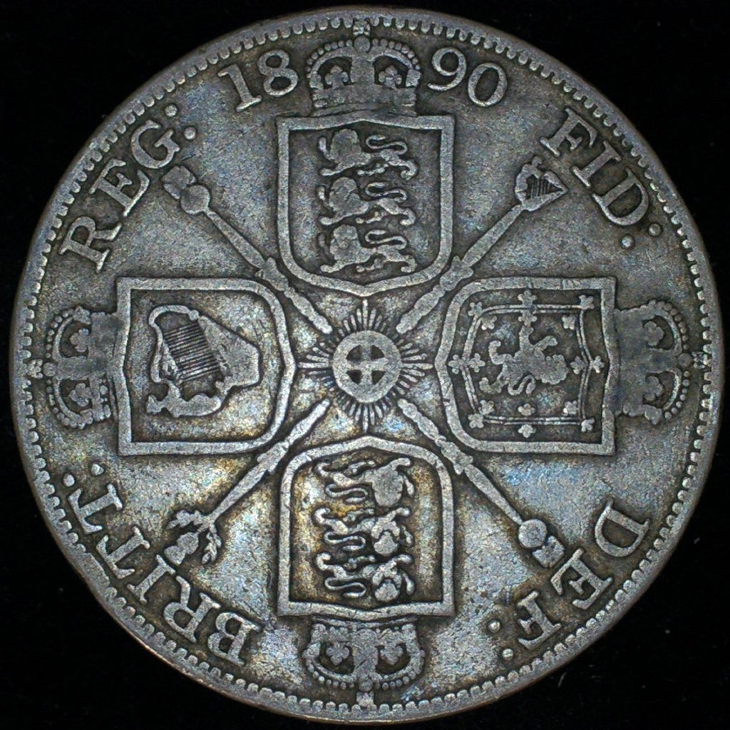 Victoria. Double Florin. 1890 – Coins4all