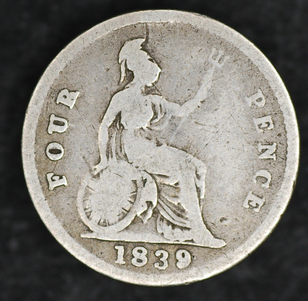 Victoria. Four pence. 1839 – Coins4all