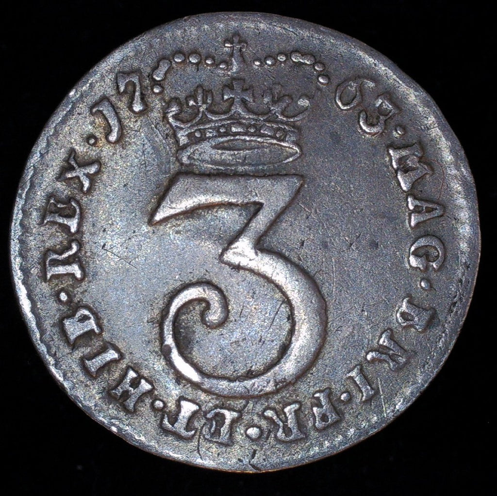 George III. Three pence. 1763. A selection – Coins4all
