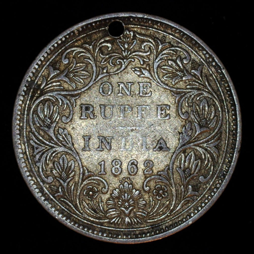 India. One Rupee. 1862 – Coins4all